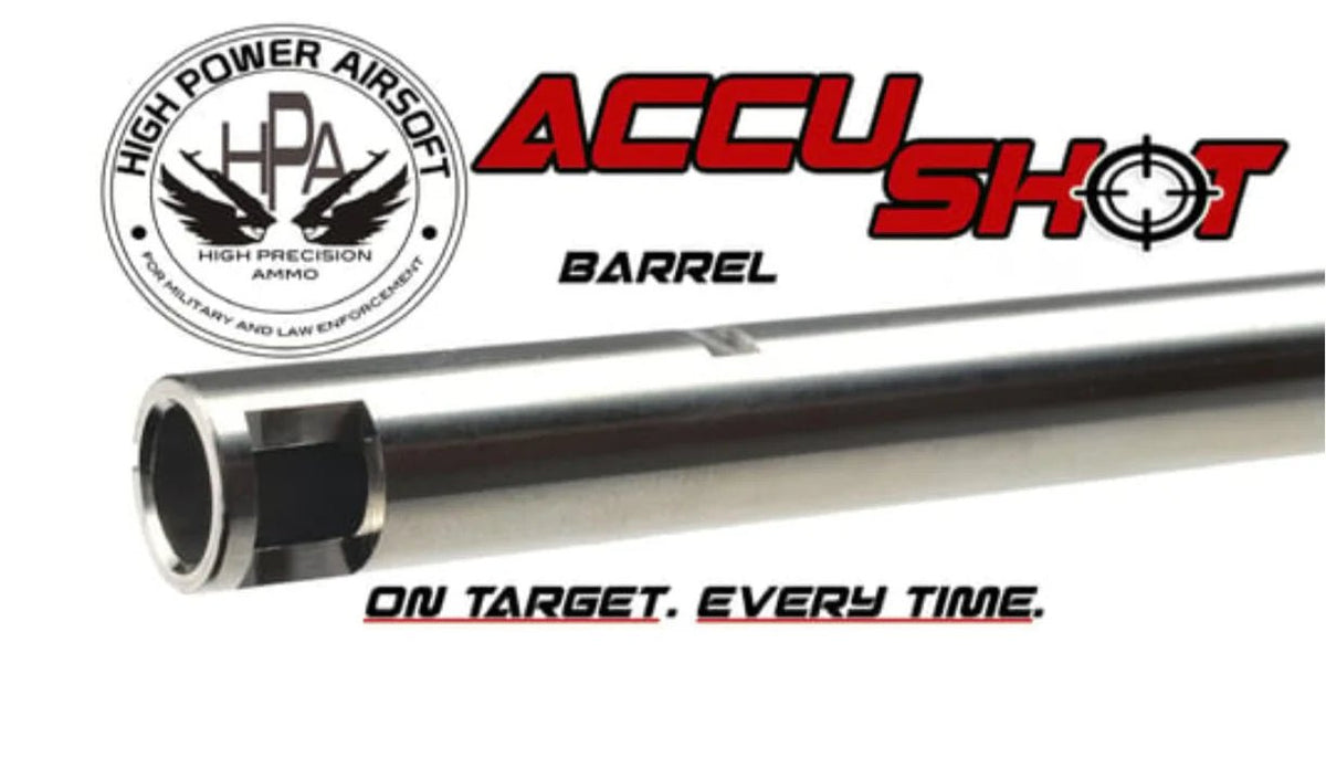 Accu Shot Stainless Steel 6.02mm Tight Bore Airsoft Barrel 285mm