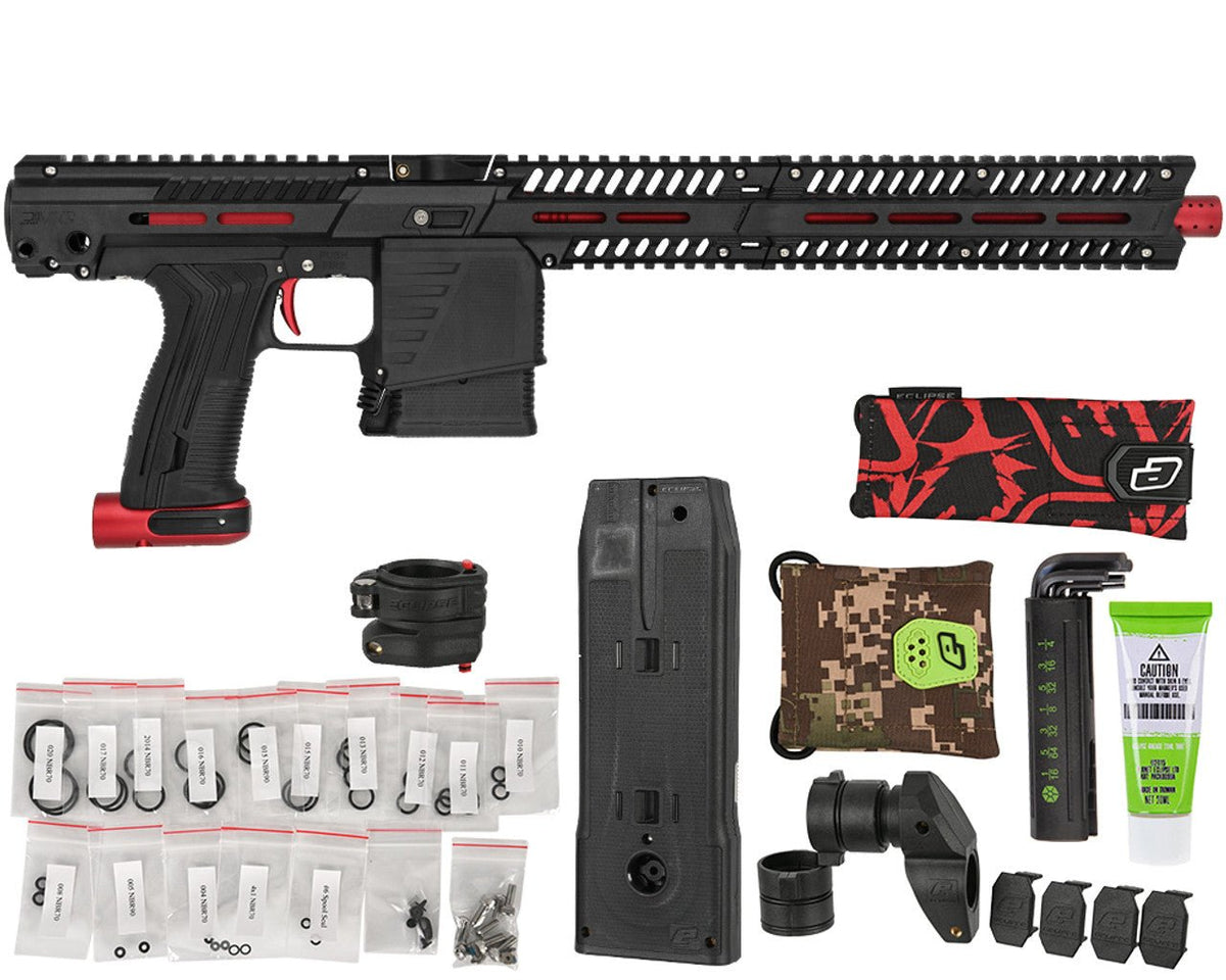 Planet Eclipse EMEK EMF100 -Heroic Red - Mag Fed Paintball Marker