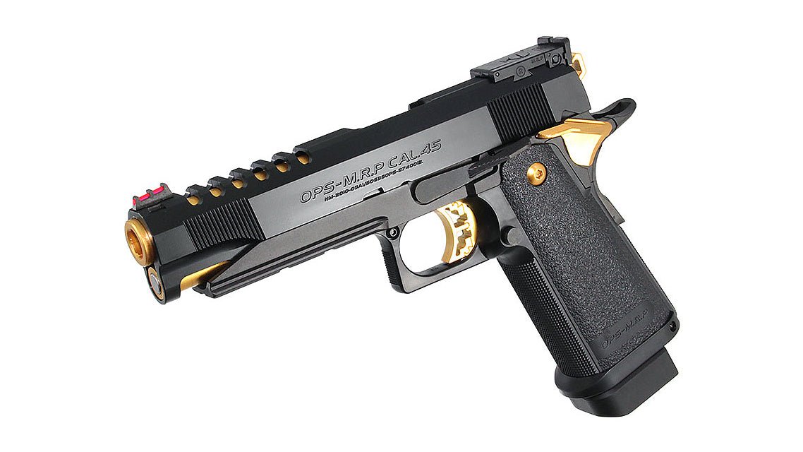 Tokyo Marui Hi-Capa 5.1 Gold Match Competition Airsoft GBB Pistol - Bl